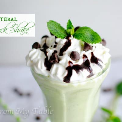 All Natural Shamrock Shake | Art From My Table