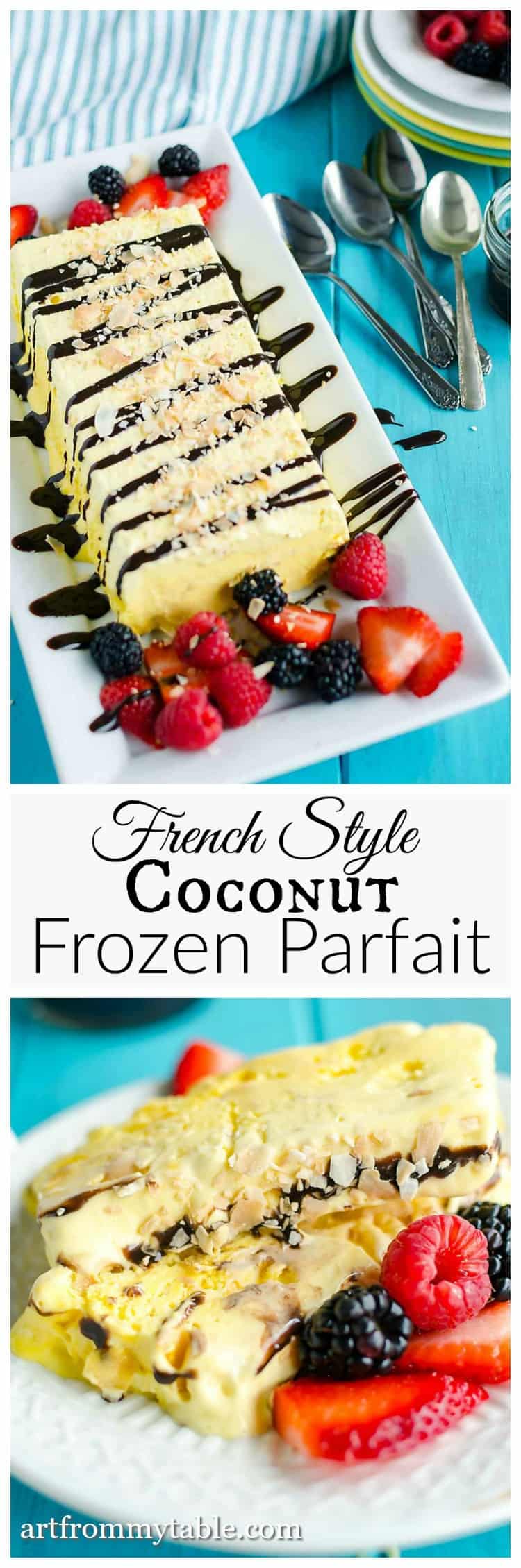 How to make a french style frozen parfait in 4 easy steps