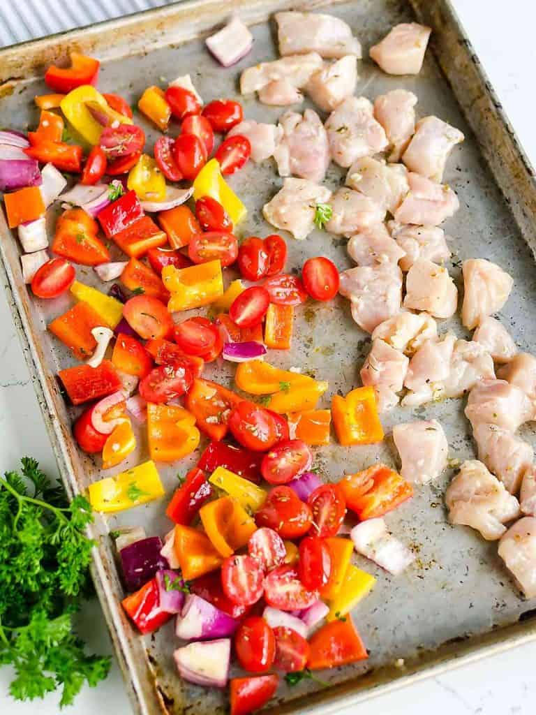 Greek Chicken Sheet Pan Dinner | Art From My Table