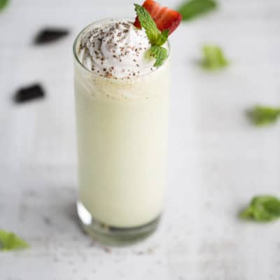Naturally Green Shamrock Shake Recipe - Art From My Table