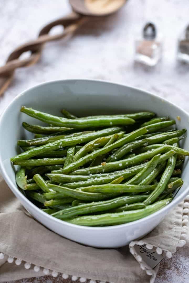Garlic Butter Green Beans - Art From My Table
